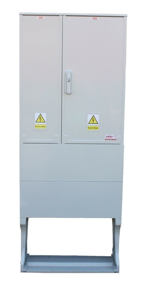 Free Standing Electric Meter Box GRP Cabinet W660xH800xD245+ Pedestal ...