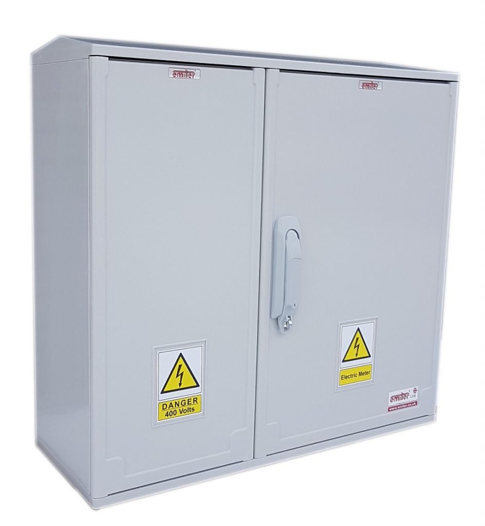 Free Standing GRP Electric Meter Box Green - W600 x H1100 x D300mm, GRP ...