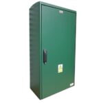 Free Standing GRP Electric Meter Box Green - W600 x H1100 x D300mm, GRP ...